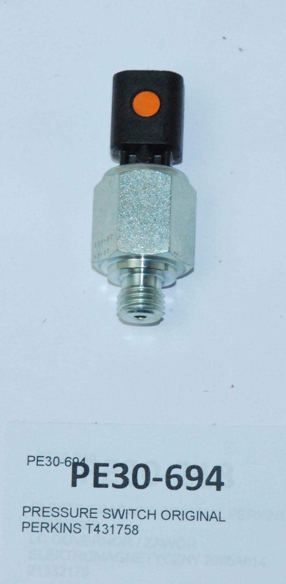 PRESSURE SWITCH ORIGINAL PERKINS T431758 A&P PARTS CZĘŚCI ZAMIENNE DO ...